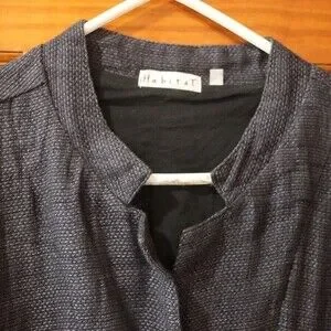 Habitat | Jackets & Coats | Habitat Navy Blue Long Line 3 Button Blazer ...